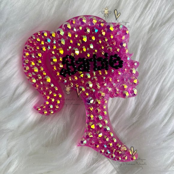 Barbie | Accessories | Barbie Pink Badge Reel Pink Barbie Name Tag ...